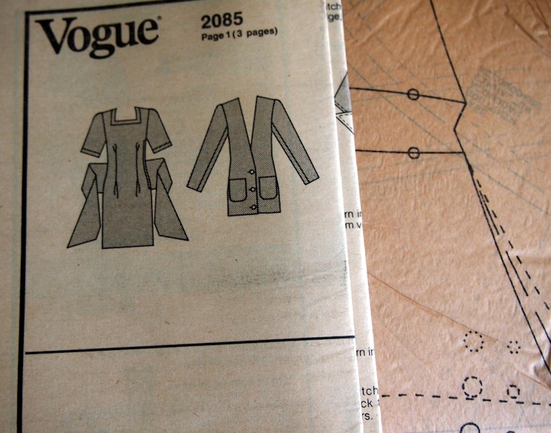 Misses' Jacket & Dress - Betty Jackson (READ DESCRIPTION) Vogue ...