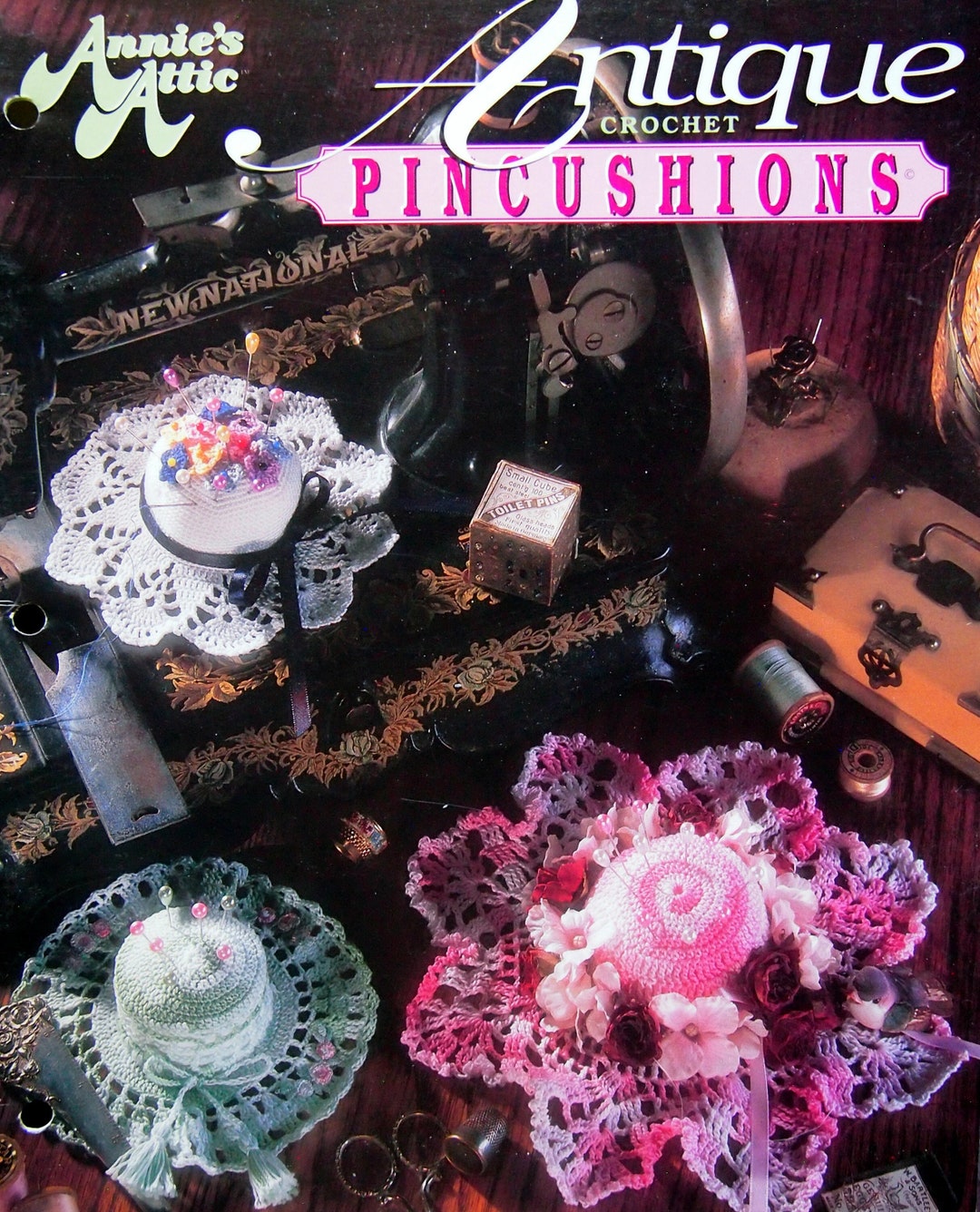 Antique Crochet Pincushions by Annie's Attic Vintage Crochet Pattern ...