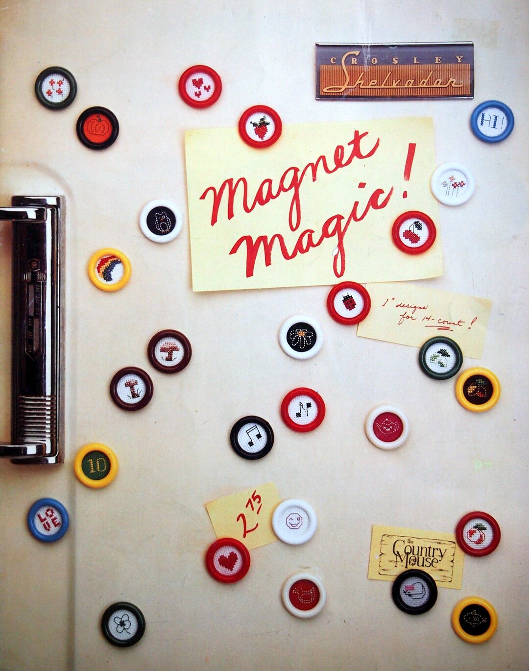 Magnet Magic by Jeannie Perry Vintage Cross Stitch Pattern - Etsy
