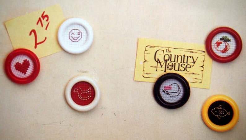 Magnet Magic by Jeannie Perry Vintage Cross Stitch Pattern - Etsy