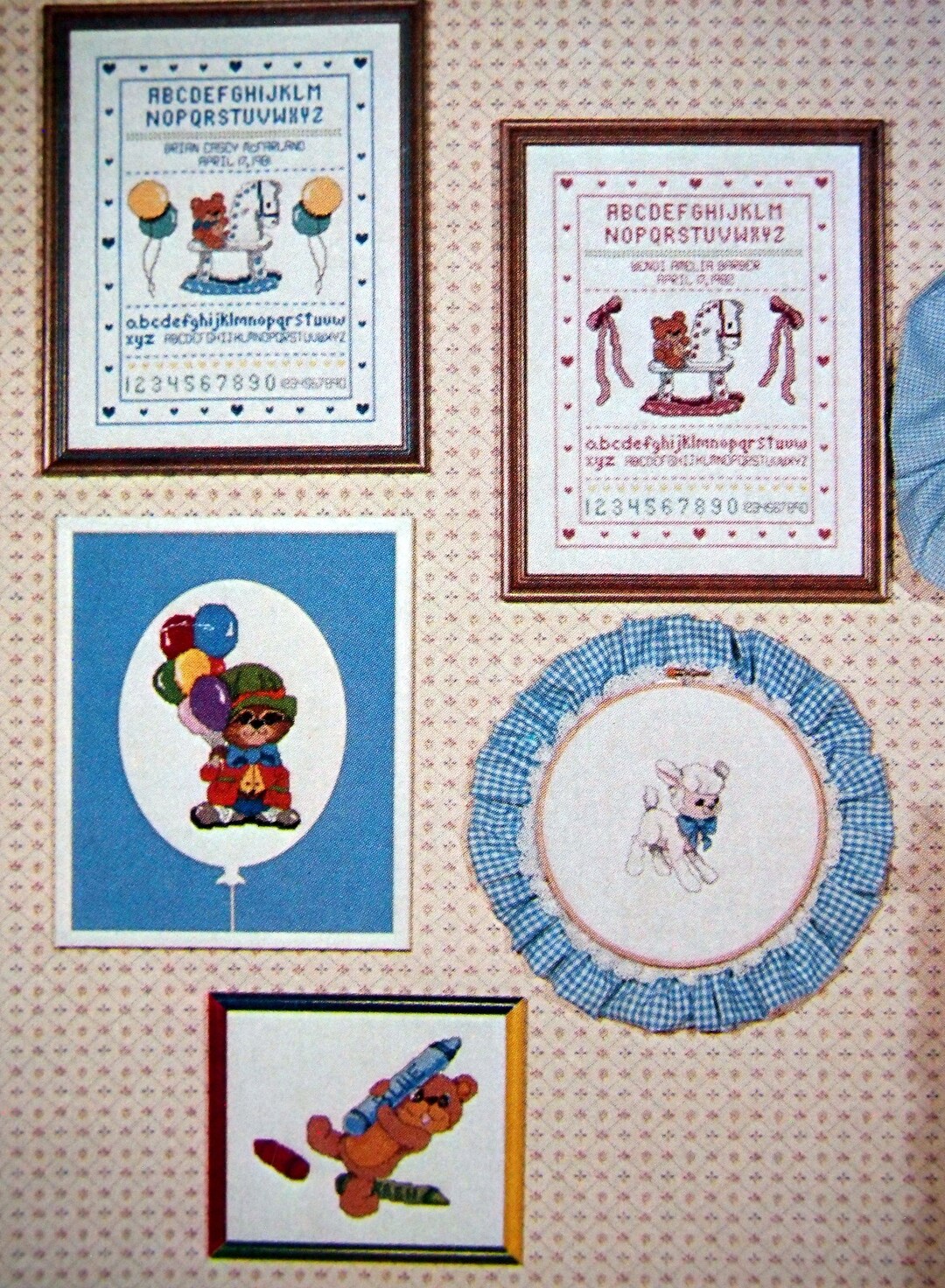 More Luvables by Mandy Bear Designs Vintage Cross Stitch Pattern ...