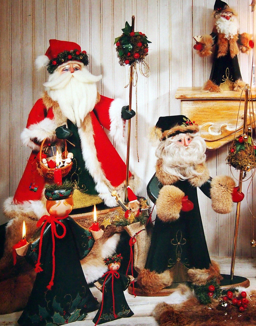 The Country Club Holidays by Julie's White House Originals Vintage Tole ...