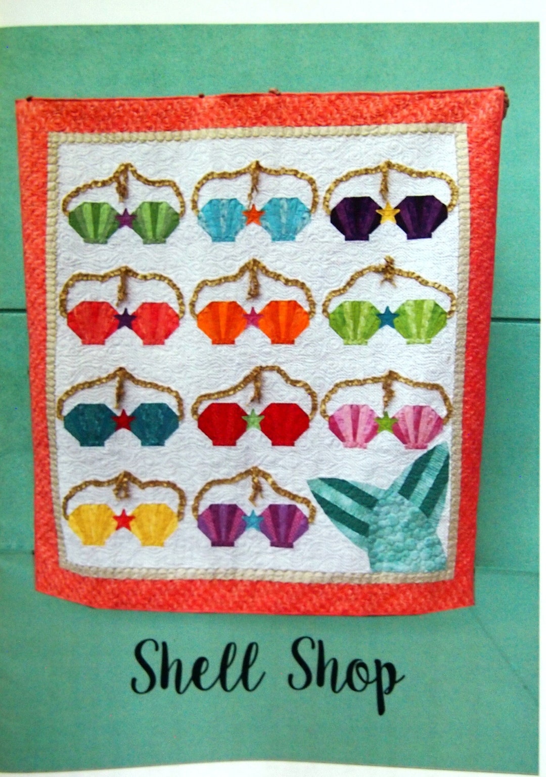 Shell Shop by Heather Conover Applique Quilt Pattern Packet Undated - Etsy
