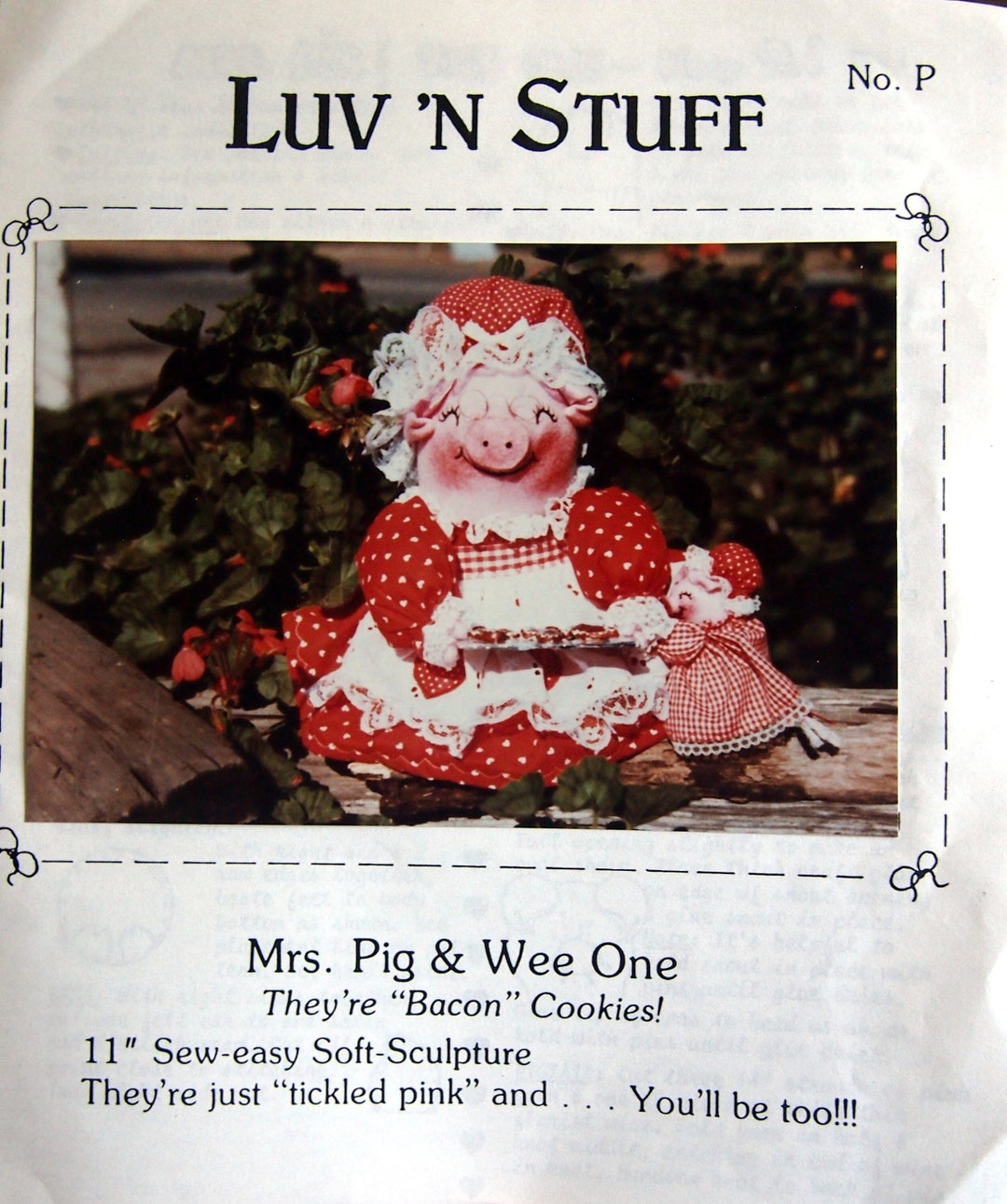 Mrs. Pig & Wee One - They're "bacon" Cookies! by Barb Bullen, Karen ...