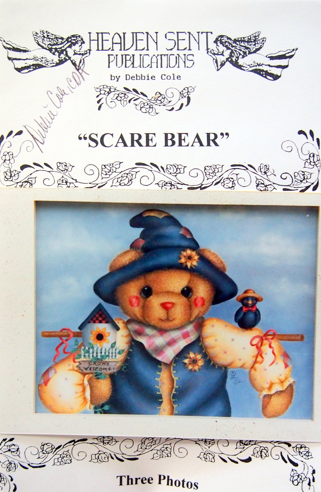 Scare Bear by Debbie Cole, CDA and Heaven Sent Designs Vintage Tole and ...