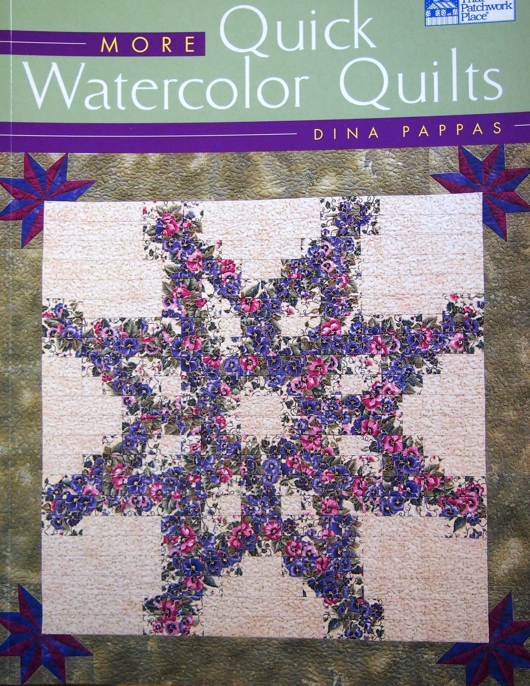 More Quick Watercolor Quilts by Dina Pappas Vintage Paperback Quilt ...