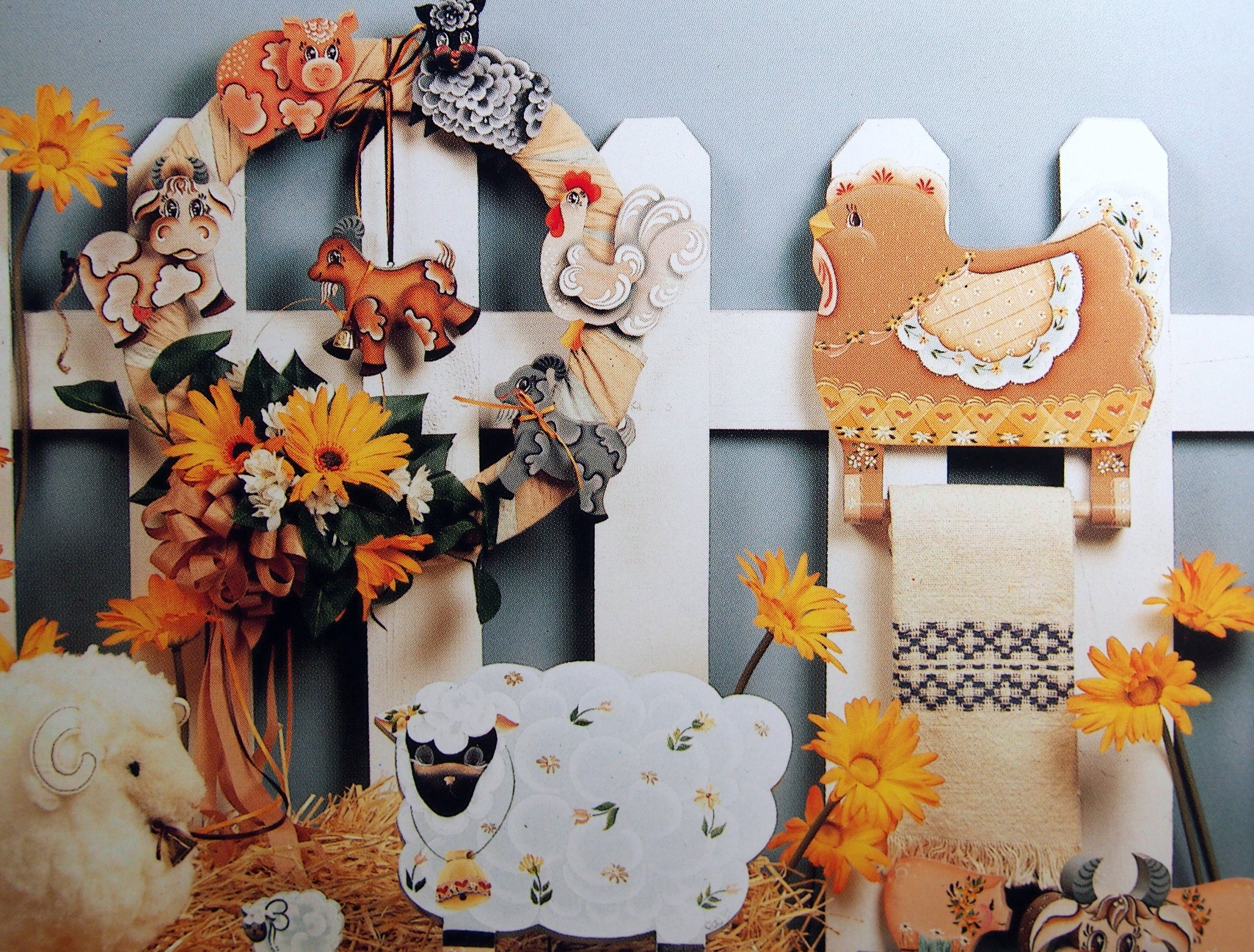 Sunflower Farm - Gingerbread Folk Art by Sharon Furner and Dorris ...