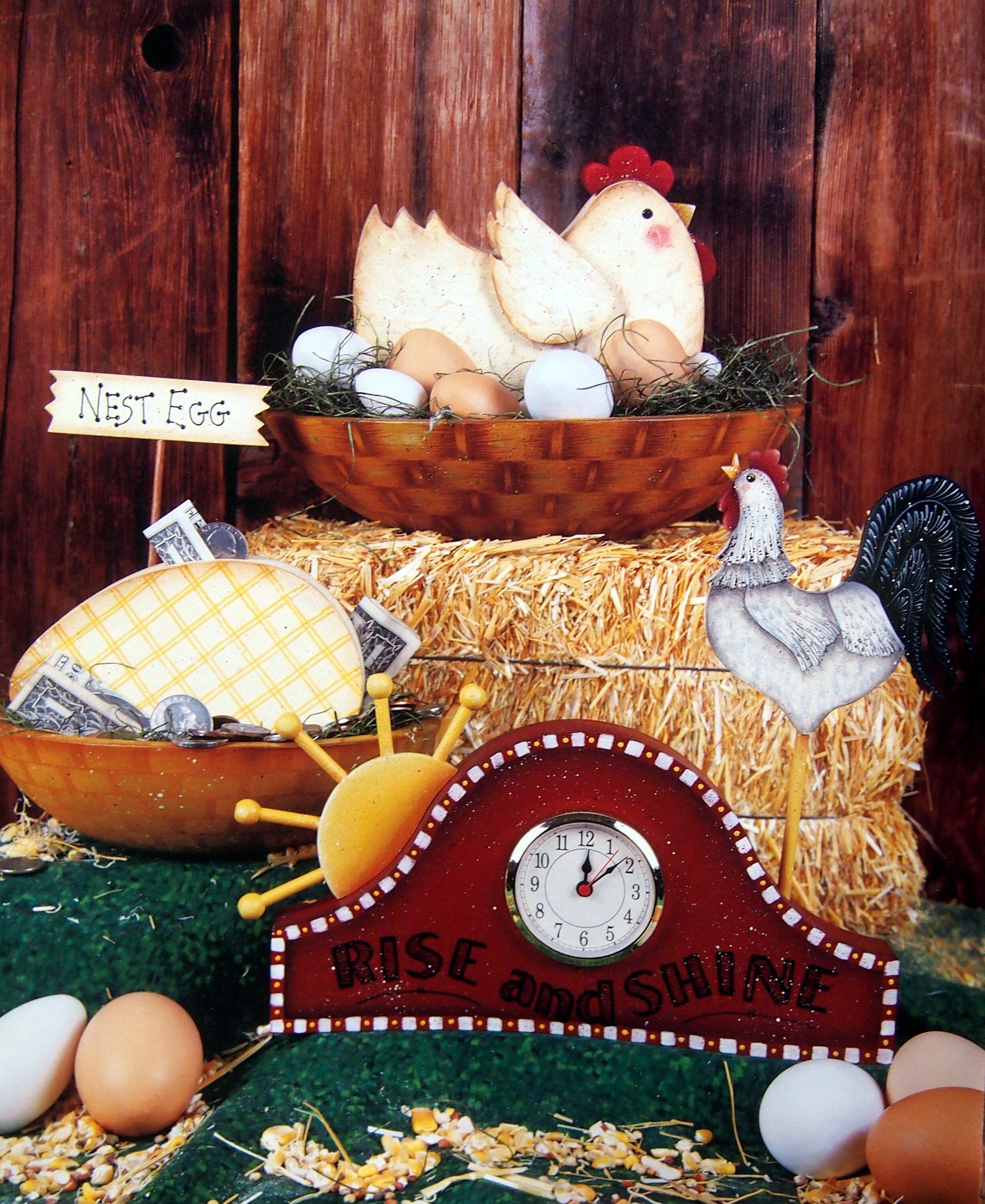 The Chicken Chronicles Hatched by Margaret Wilburn Vintage Tole and ...