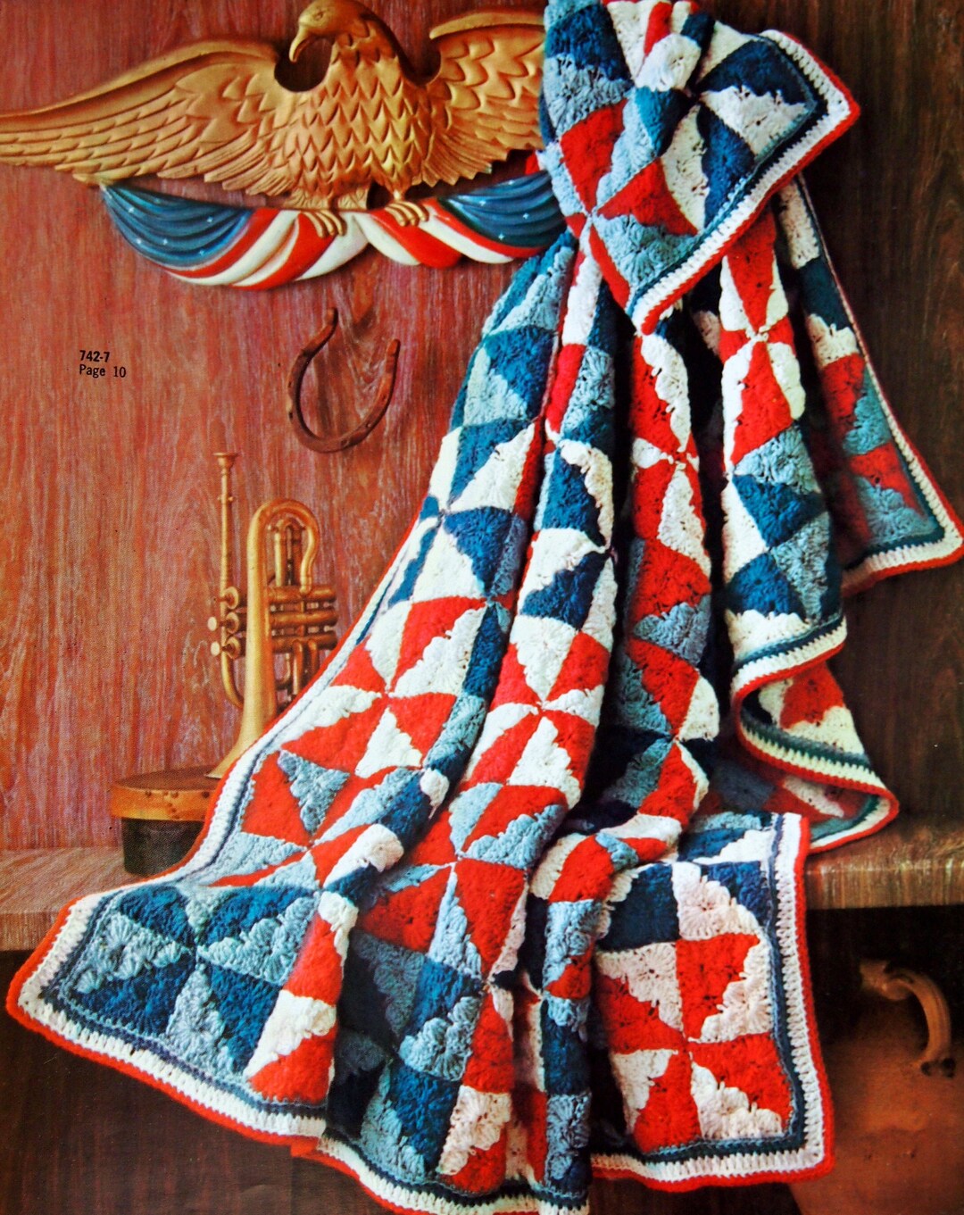 Afghans Book 742 by Columbia Minerva Vintage Knitting and Crochet ...