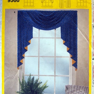 Window Treatments Sewing Patterns for Dummies Simplicity 9566 Vintage ...