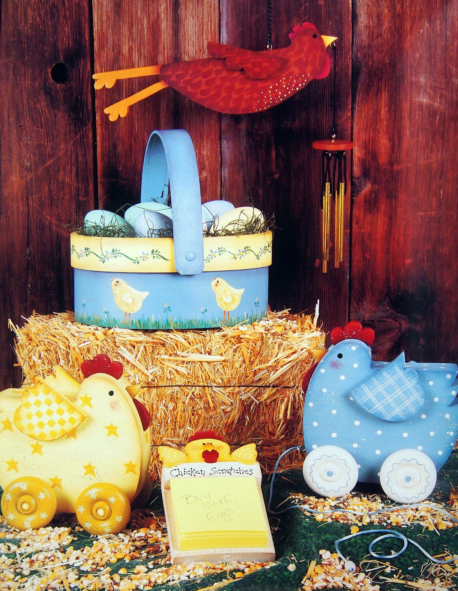 The Chicken Chronicles Hatched by Margaret Wilburn Vintage Tole and ...
