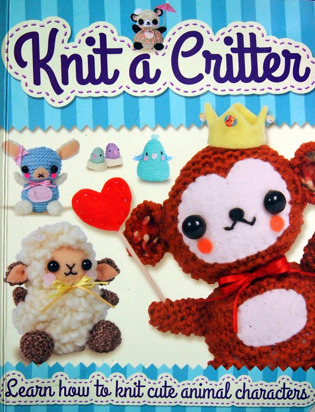Knit A Critter - Learn How to Knit Cute Animals Characters Knitting ...