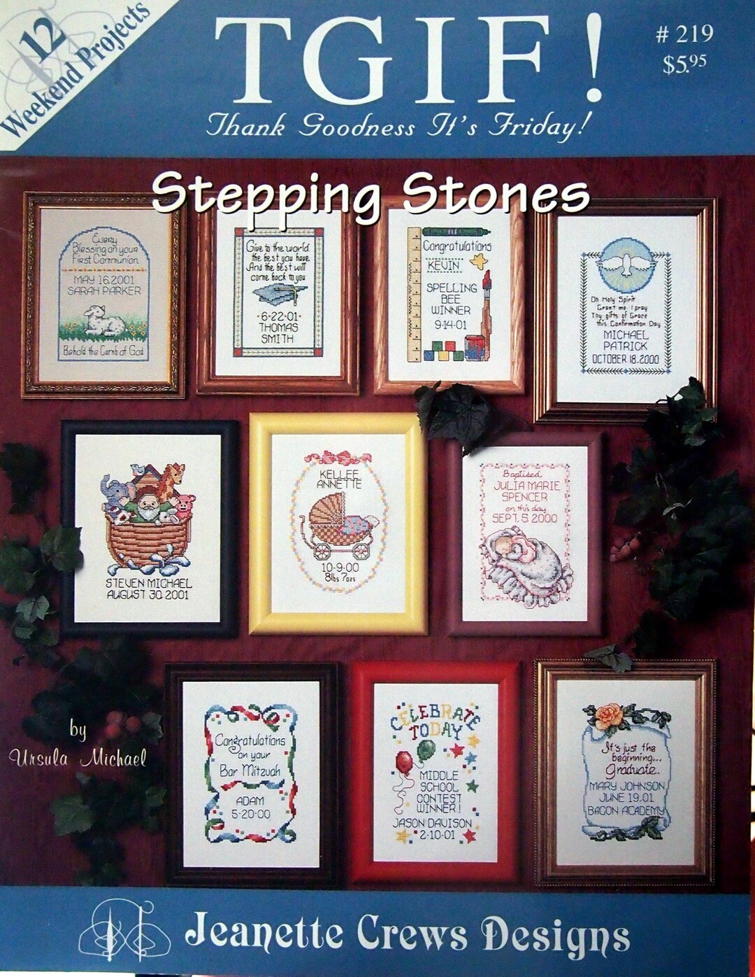Stepping Stones - TGIF! by Ursula Michael and Jeanette Crews Vintage ...