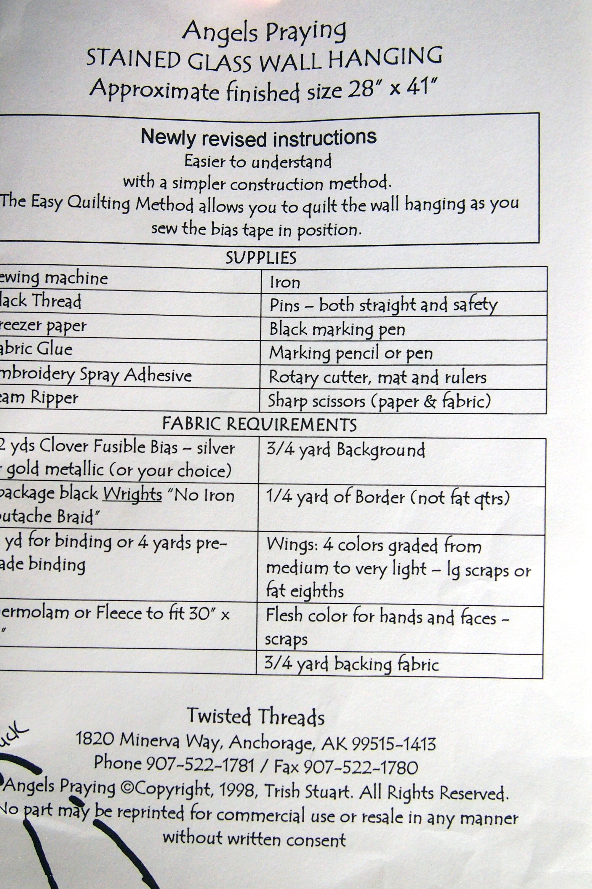 Angels Praying Stained Glass By Trish Stuart And Twisted | Etsy