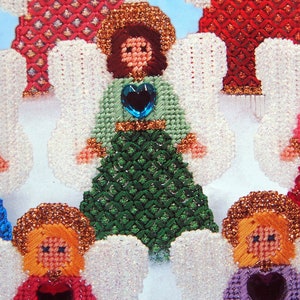 Birthstone Angels by Joan Green Vintage Plastic Canvas Pattern Leaflet ...