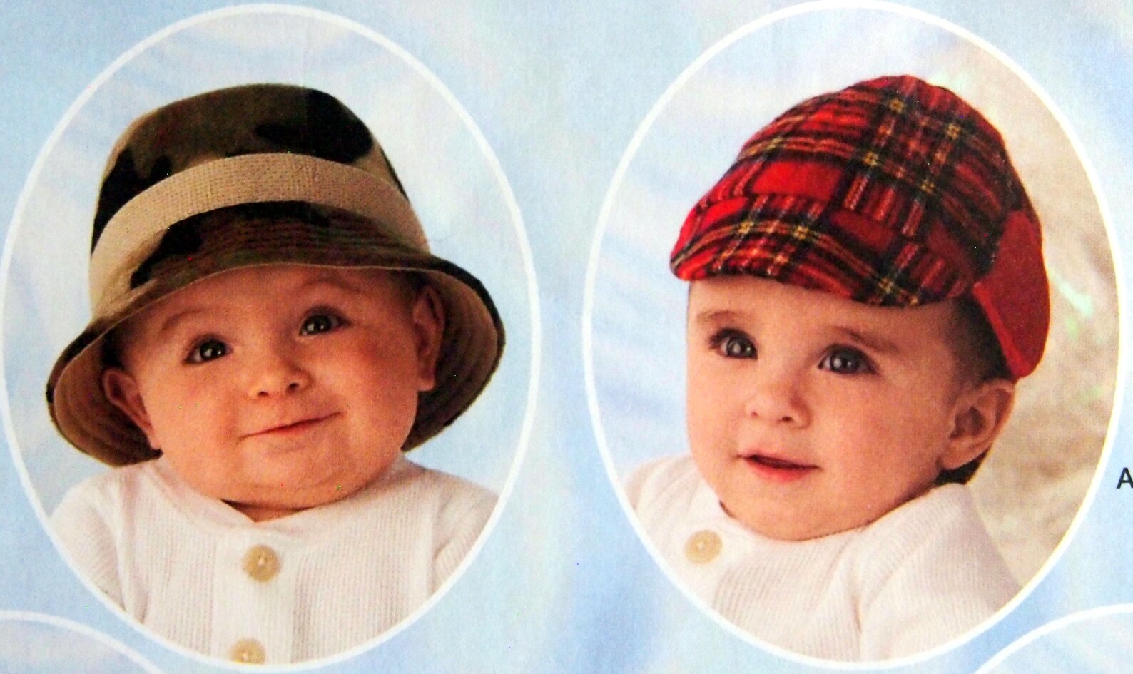 Babies' and Toddlers' Hats in Four Sizes Simplicity 3555 Uncut Sewing ...