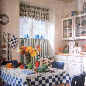 Cherry Blossom Kitchen Butterick 6369 Uncut Sewing Pattern 2001 - Etsy