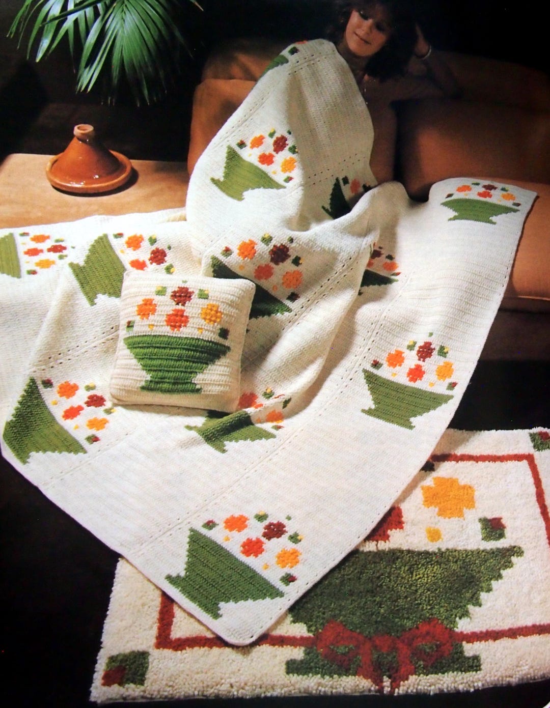 Afghans Vol 788 by Brunswick Vintage Knitting and Crochet Pattern ...