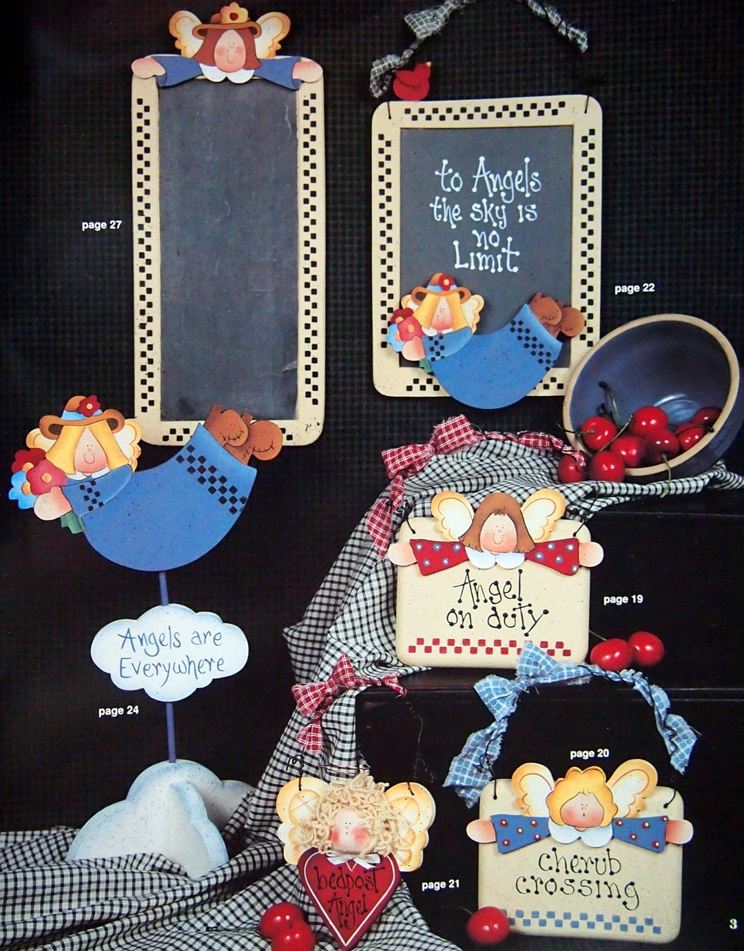 Everyday Angels by Pat Olson Vintage Decorative Painting Pattern Book ...