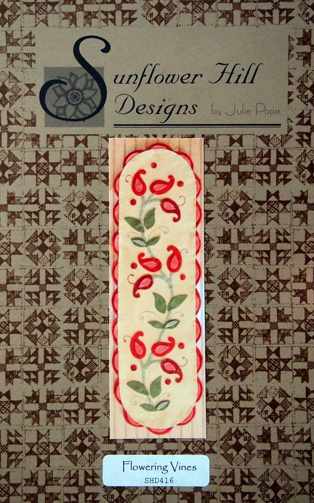Flowering Vines Wool Runner by Julie Popa and Sunflower Hill Designs ...