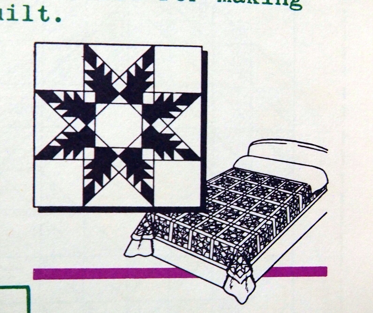 Quilts - Modern - Colonial - Patterns for Cutting Guides With Complete ...
