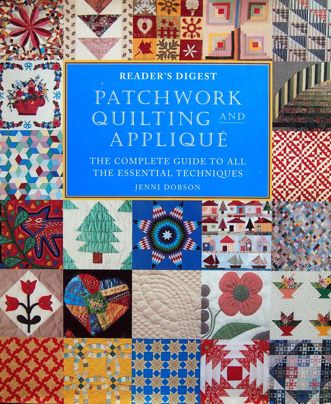 Patchwork Quilting and Applique by Jenni Dobson and Reader's Digest Vintage Hardcover Quilt ...