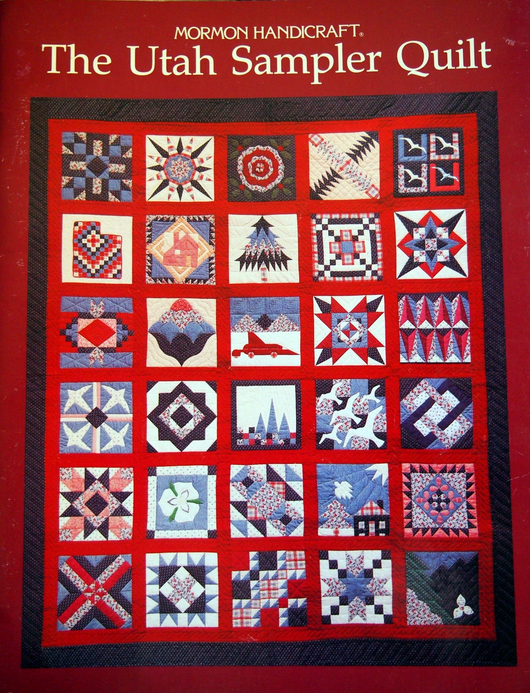 The Utah Sampler Quilt by Mormon Handicraft Vintage Quilt Pattern ...