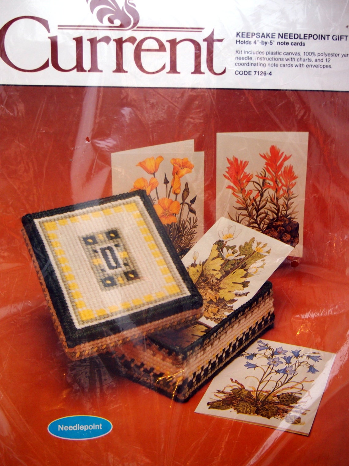 Keepsake Needlepoint Gift Set by Current Inc. Vintage | Etsy