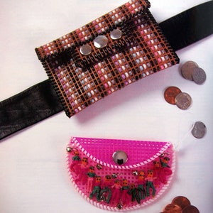 Plastic Canvas Lacing by Claire Lavin Vintage Plastic Canvas Pattern ...