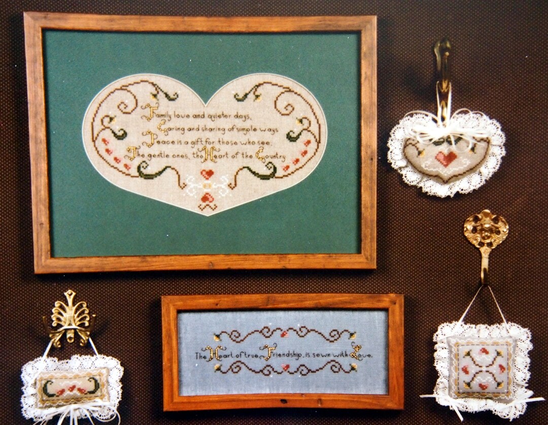 Heart Sentiments by Donna Spano and Heart of the Country Vintage Cross ...