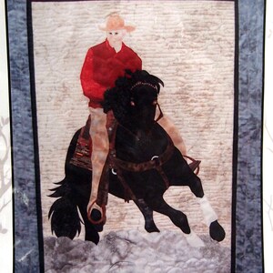 Ranch Horse by June Jaeger and Log Cabin Quiltworks Quilt Pattern ...