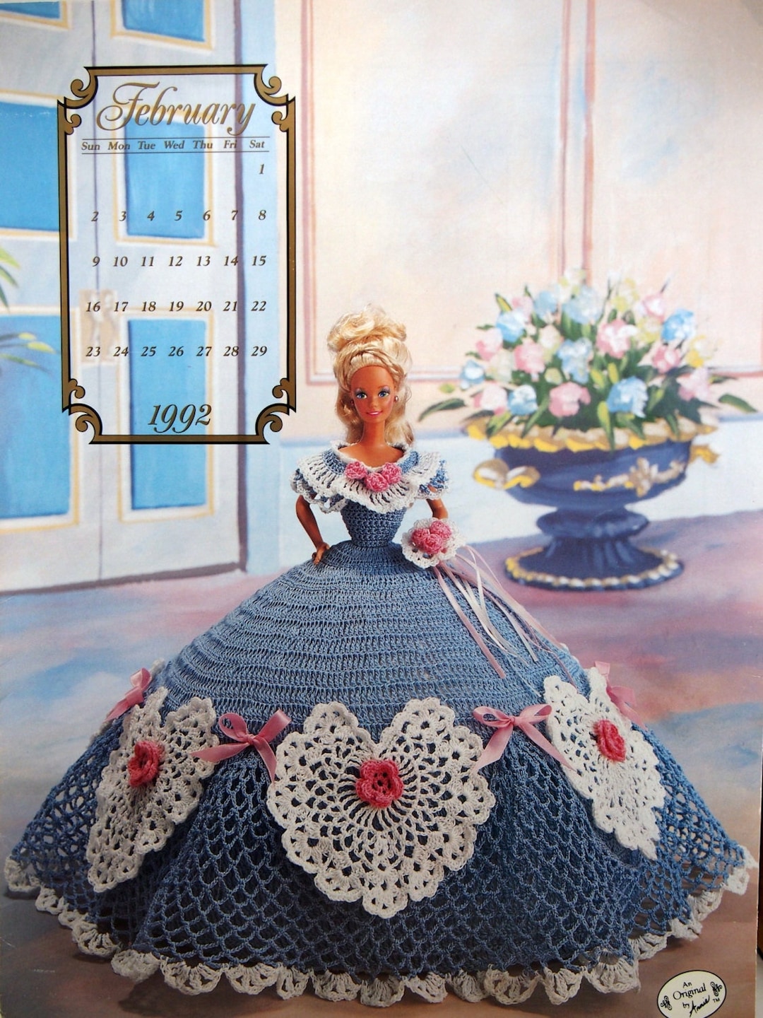 Miss February 1992 the Cotillion Collection Annie's Calendar Bed Doll ...