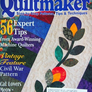 Quiltmaker - Step-by-step Patterns, Tips & Techniques Vintage Quilt ...