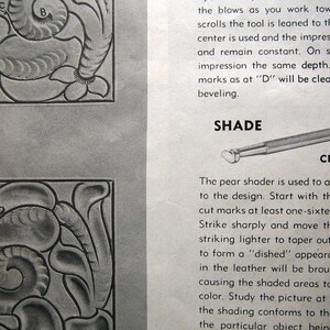 Lucky Seven Foto-carve Patterns by Craftool Co. Vintage Leathercraft ...