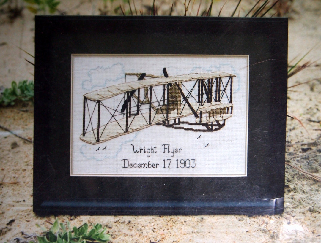 Wright Flyer by Corner Stitch & Frame Vintage Small Counted Cross ...