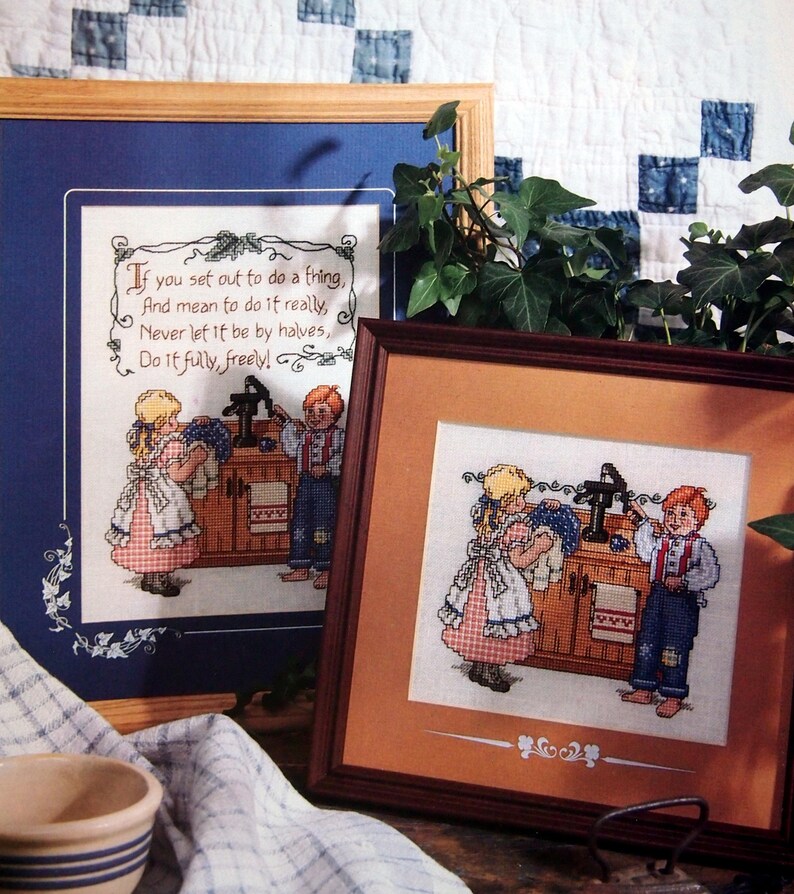 Cross Stitch and Country Crafts Vintage Cross Stitch Pattern - Etsy