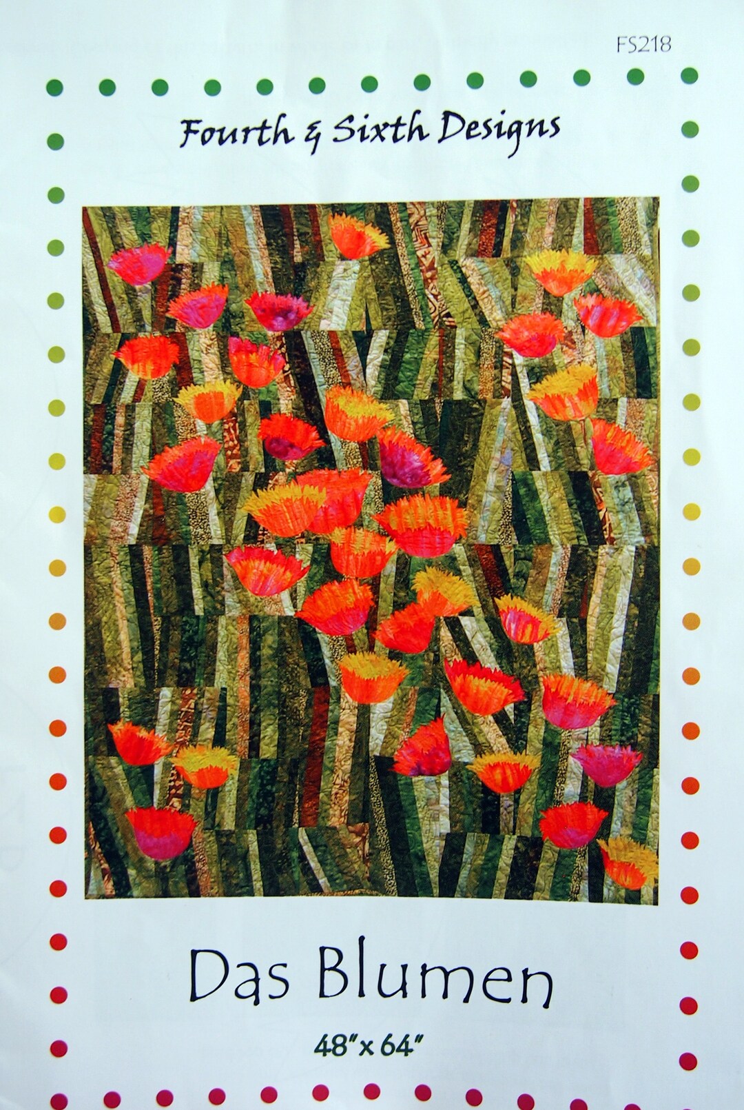 Das Blumen by Fourth & Sixth Designs Quilt Pattern Packet 2006 - Etsy Das Blumen by Fourth & Sixth Designs Quilt Pattern Packet 2006 - Etsy