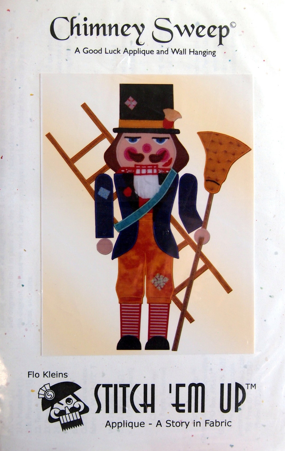 Chimney Sweep - A Good Luck Applique and Wall Hanging by Stitch 'em up ...