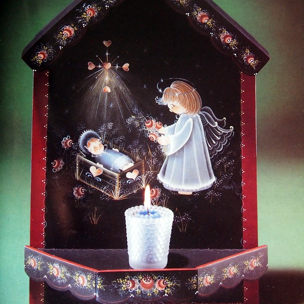 Tree Trimming Snowman Christmas Holiday Winter Tole Painting Pattern ...