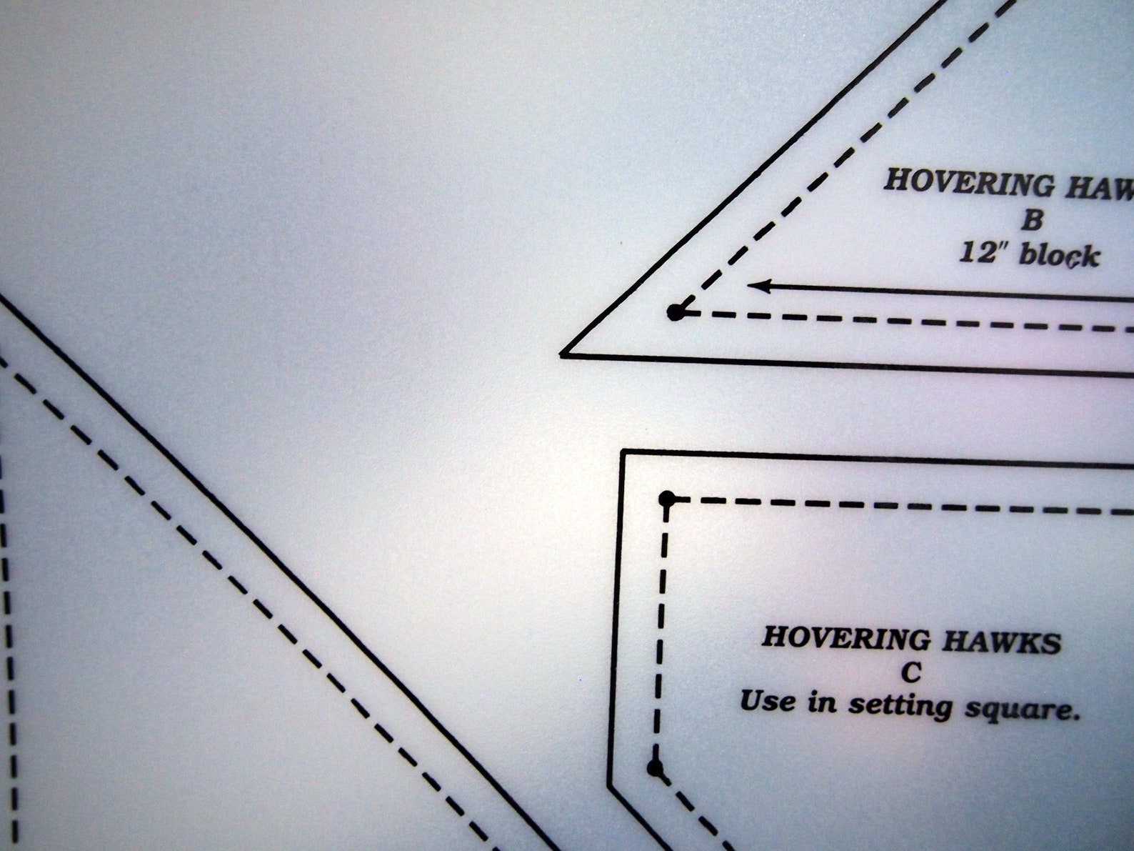 Hovering Hawks with Template by Spinning Spools Vintage - Etsy