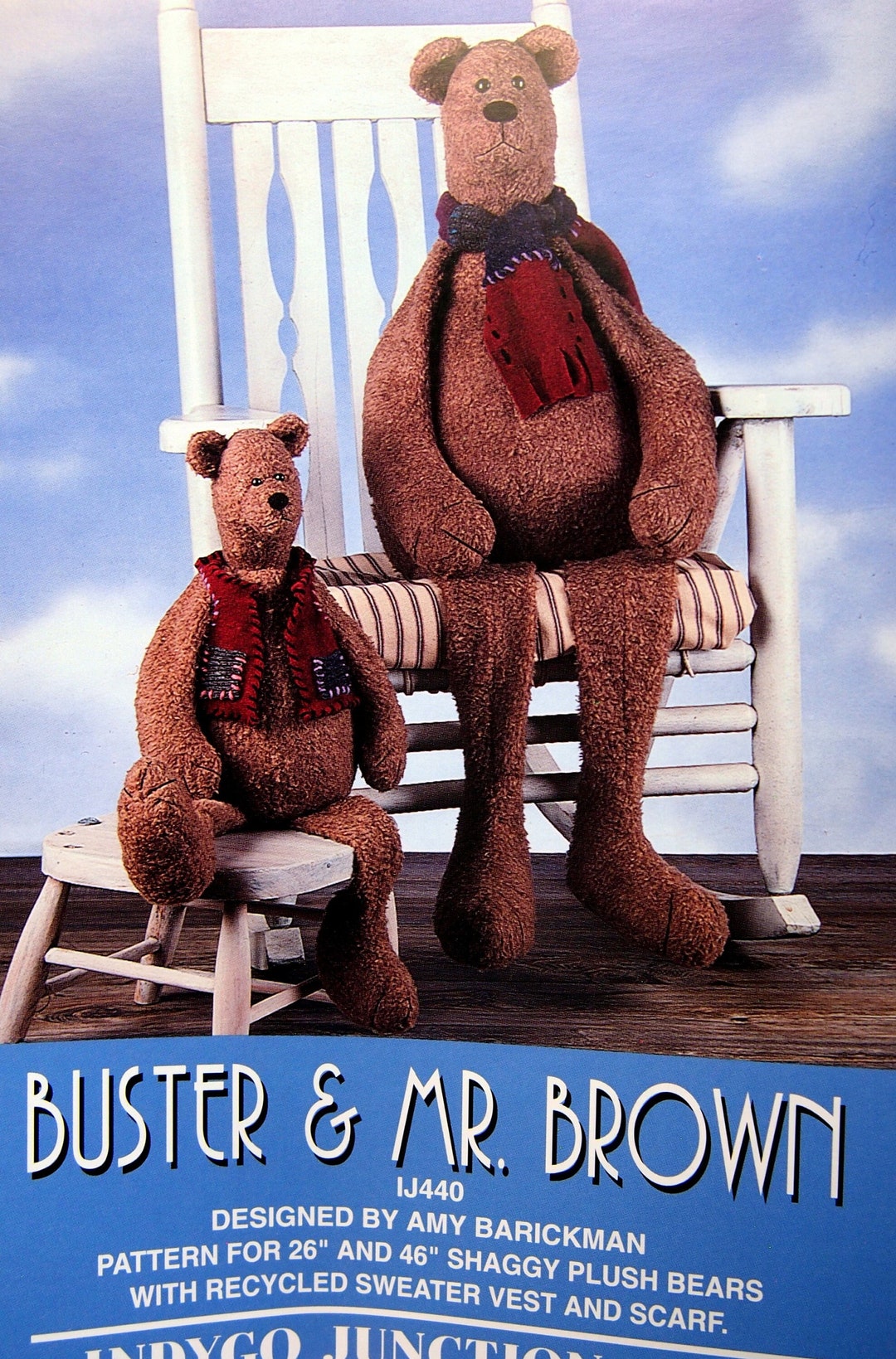 Buster & Mr. Brown by Amy Barickman and Indygo Junction, Inc. Vintage Uncut Sewing Pattern ...
