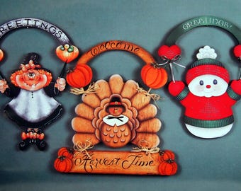 Fall Fun by Lisa Williams Vintage Tole and Decorative Painting Pattern ...