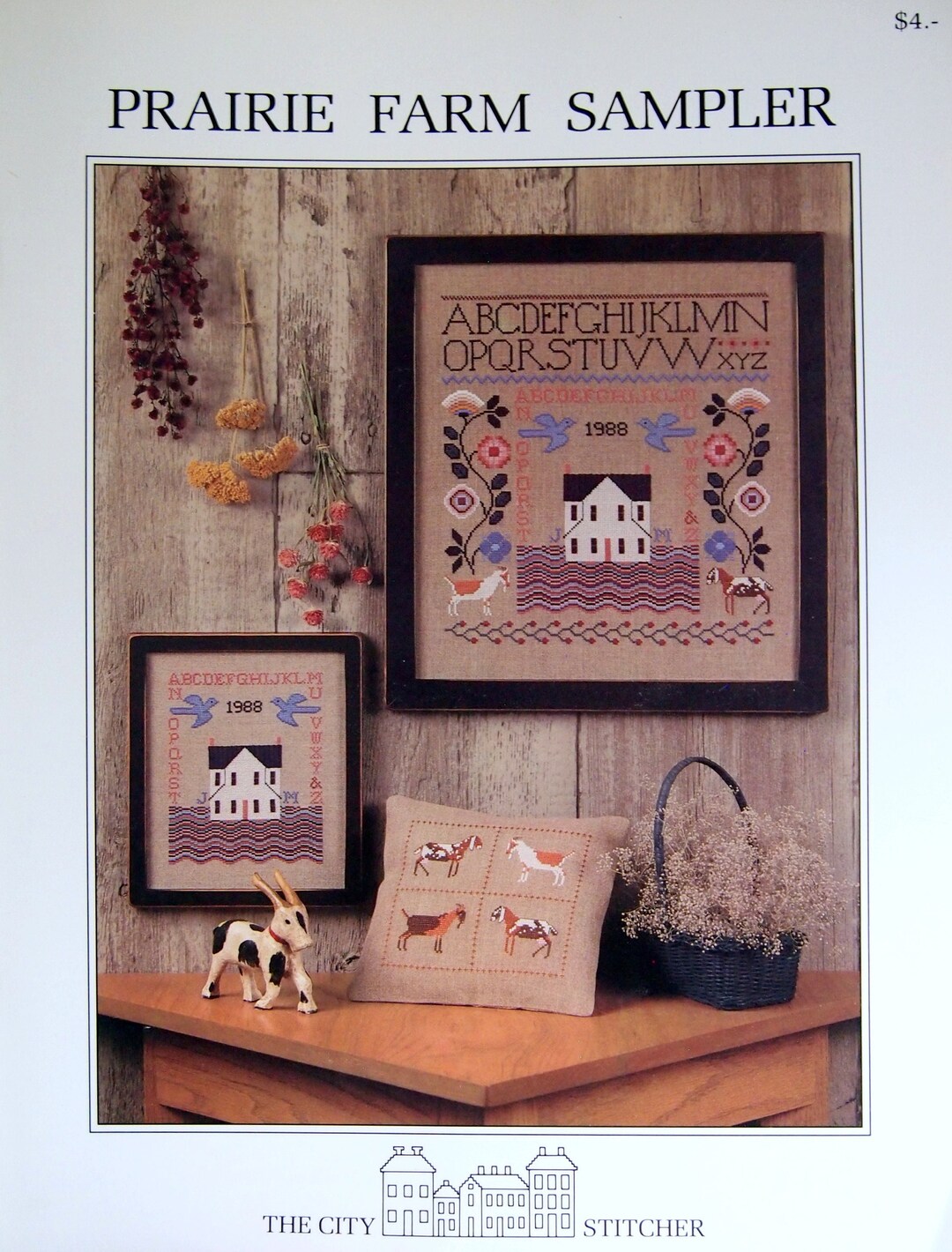 Prairie Farm Sampler by Janet Miller and the City Stitcher Vintage ...