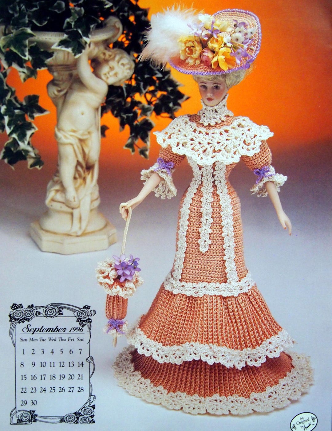 Miss September 1996 - Garden Party Frock - Annie's Calendar Bed Doll ...