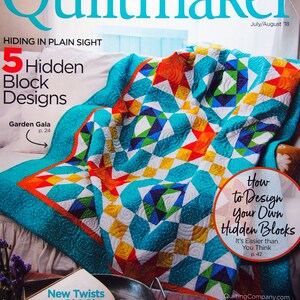 Quiltmaker - Quilt Pattern Magazine July/august 2018 - Etsy