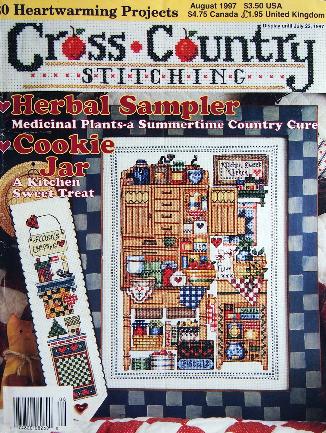 Cross Country Stitching Vintage Counted Cross Stitch Pattern Magazine ...