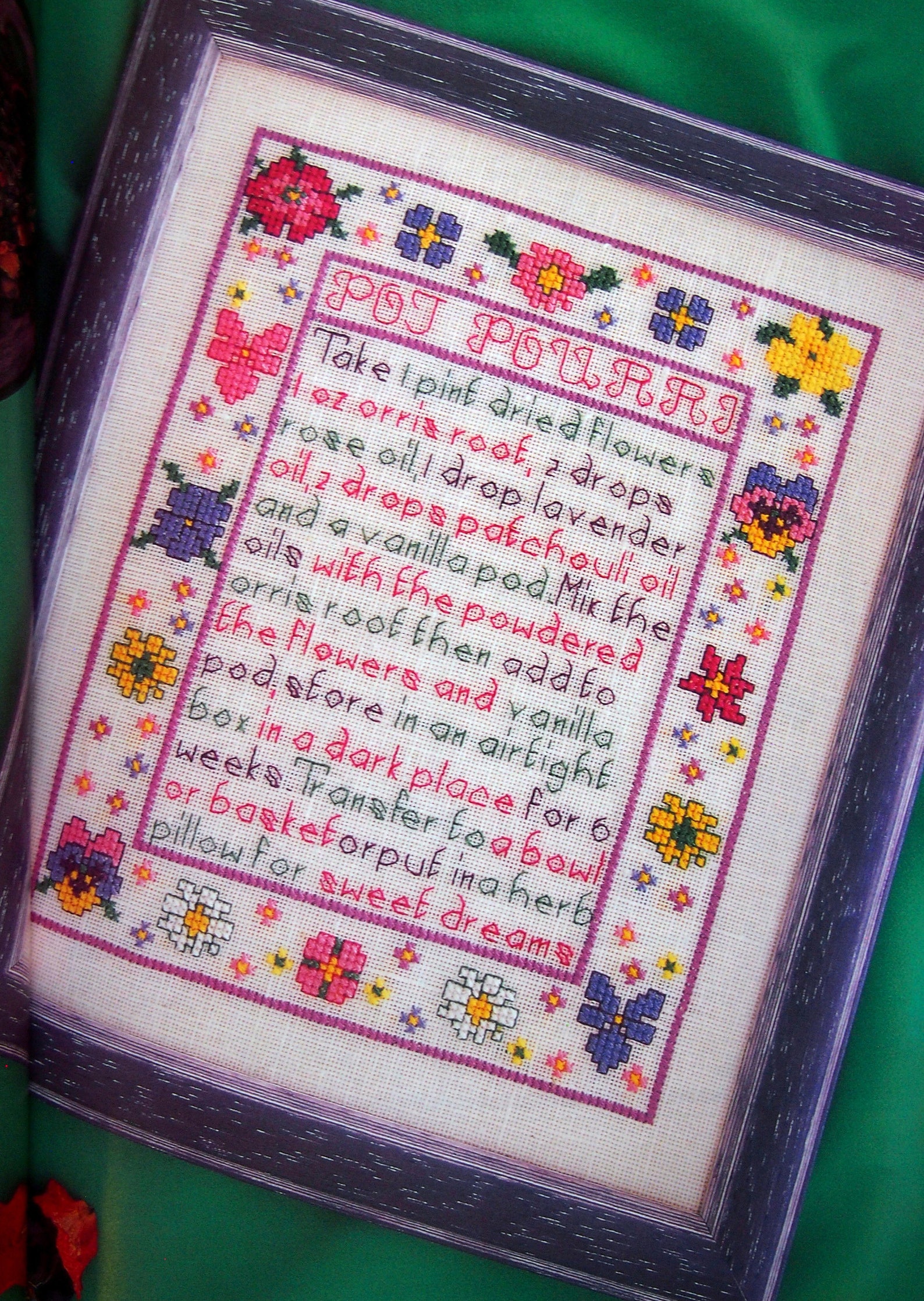 Cross Stitch Garden Notebook by Helen Philipps Vintage Counted Cross ...