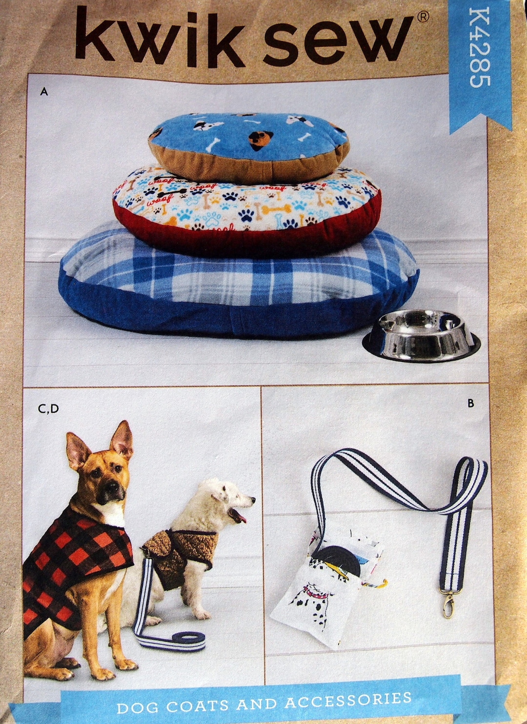 Dog Beds, Leash With Case, Harness Vest and Coat Kwik Sew K4285 Uncut ...