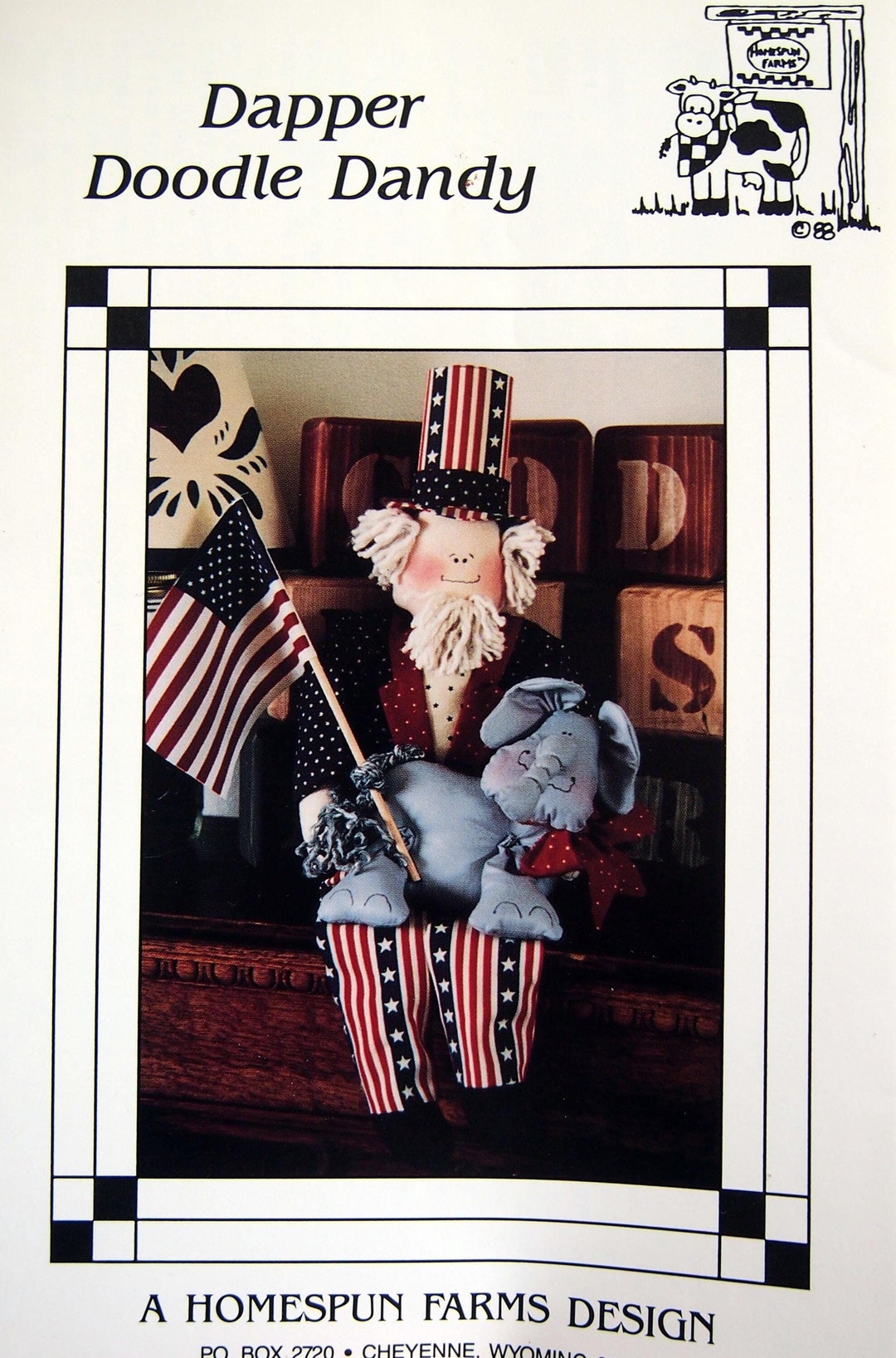 Dapper Doodle Dandy by Homespun Farms Vintage Sewing Pattern Packet ...