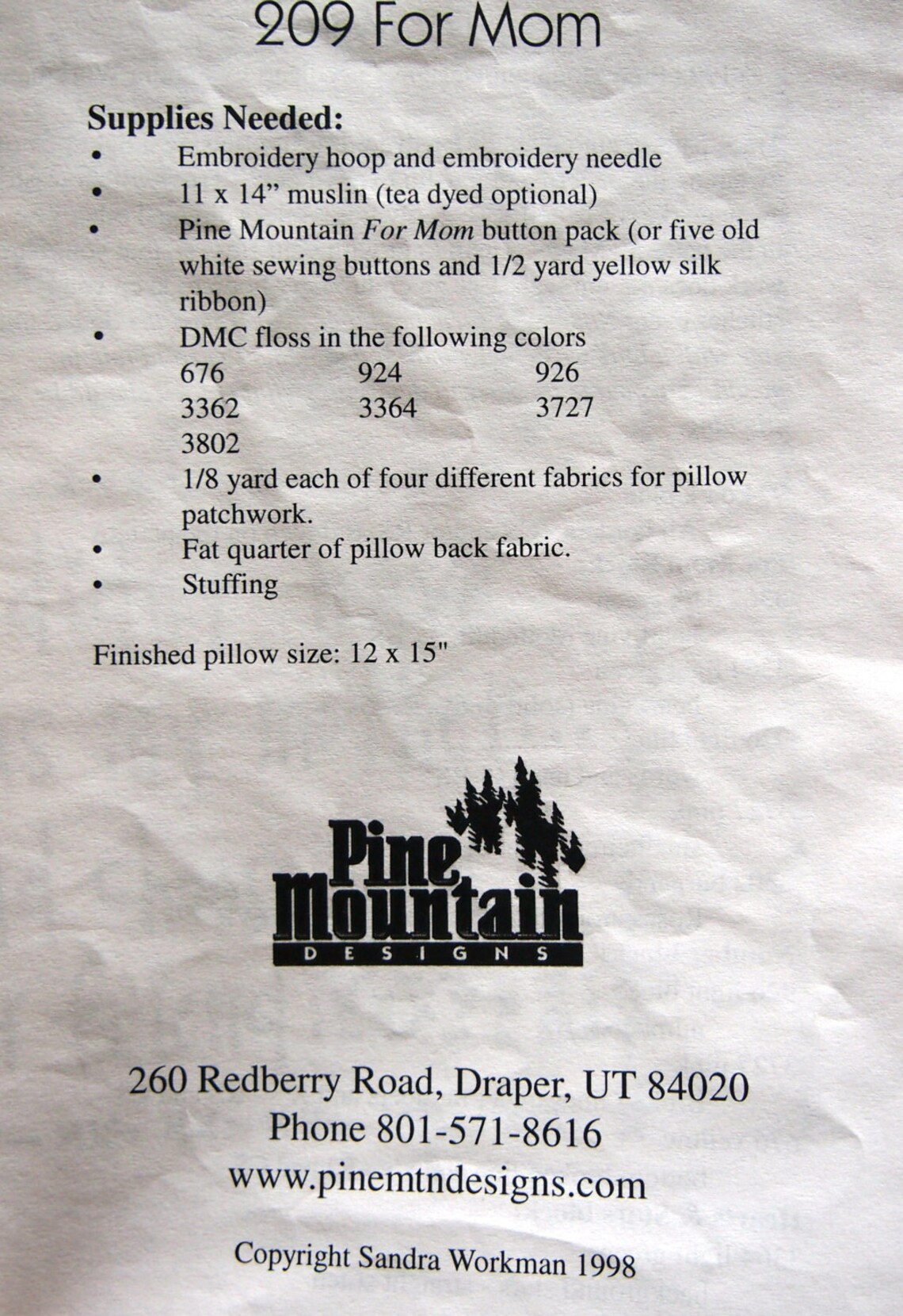 For Mom By Sandra Workman And Pine Mountain Designs Pillow And | Etsy